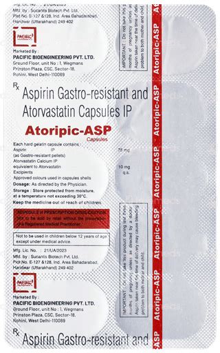 Atoripic Asp 1075 Mg Order Atoripic Asp 1075 Mg Capsule Online At