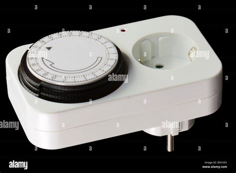 Power Socket With Timer Switch Stock Photo Alamy