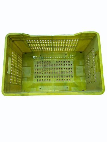 Hdpe Virgin Light Green Crate Dimension 500x 325 X 360 Mm At ₹ 150 In Balotra