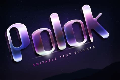 premium psd editable text layer style