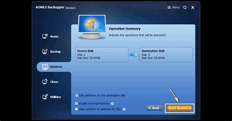 restore windows 10 from a backup image in aomei backupper if windows