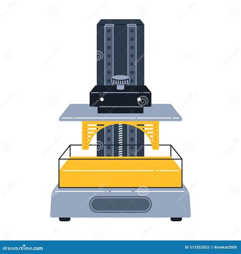 3d Photopolymer Printing Stereolithography Sla Technology Concept