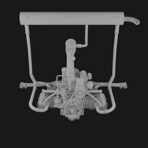 🚗 Volkswagen Air Cooled Type 1 Engine Schwimmwagen Type 166 With