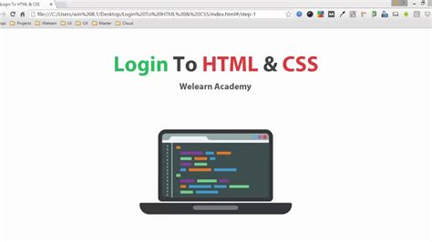 learning html part1 youtube