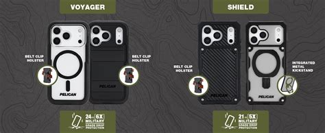 Pelican Protector Iphone 17 Pro Case With Camera Stand