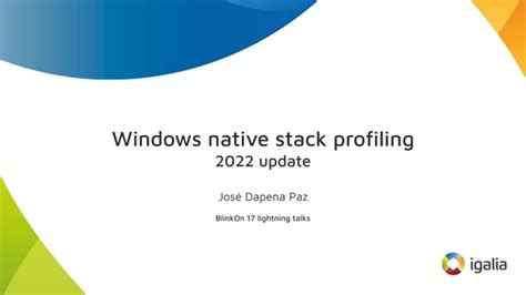 Windows Native Stack Profilingpdf
