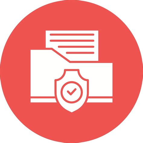 Premium Vector File Protection Vector Illustration Style