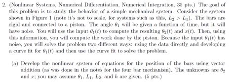 Solved 2 Nonlinear Systems Numerical Differentiation
