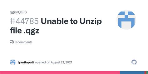 Unable To Unzip File Qgz · Issue 44785 · Qgisqgis · Github