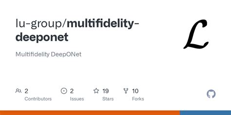 GitHub Lu Group Multifidelity Deeponet Multifidelity DeepONet