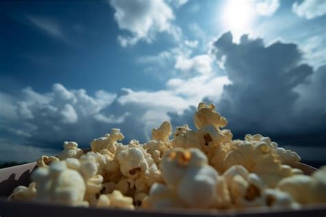 Popcorn Snack Sky Generate Ai 3518326