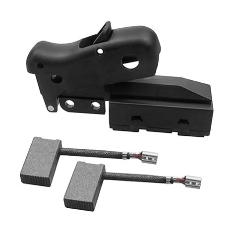 3 Pack Miter Saw Power Switch Motor Carbon Brushes Replacement Plastic