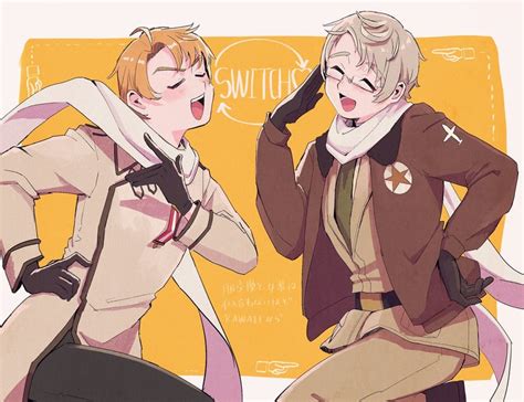 America And Russia Axis Powers Hetalia Drawn By Pcpconaka Danbooru
