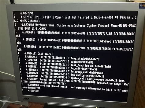 Kernel Panic Omv Wont Bootup General Openmediavault
