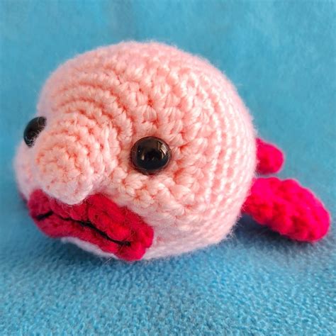 Crochet Pattern Blobfish Plush Etsy