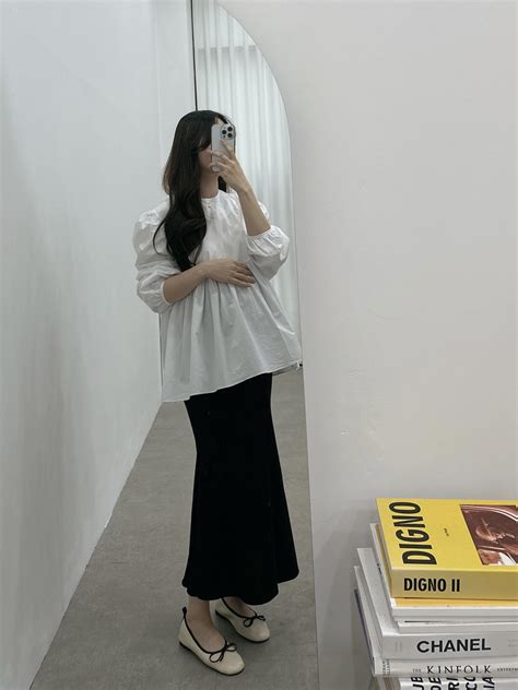 제이린 머메이드임부골지트임스커트블랙