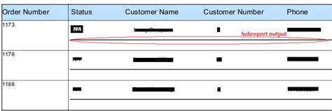 Why Is Subreport Inside Main Report Showing A Line When Sub Report Is