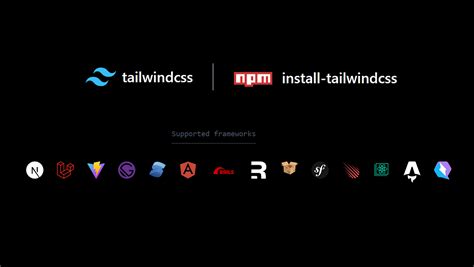 easy way to setup tailwindcss on any framework using “install