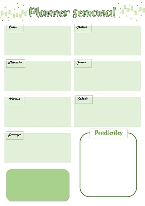 Plan Semanal Artofit