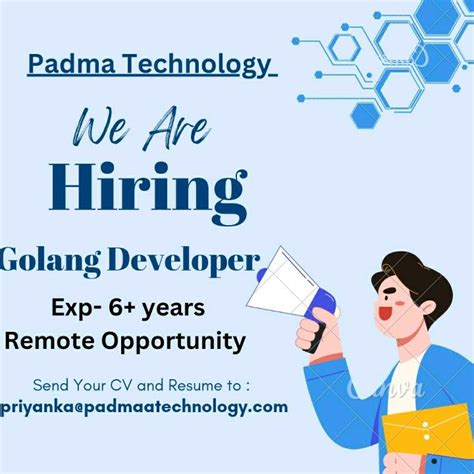 priyanka kale on linkedin urgent hiring golang developer exp