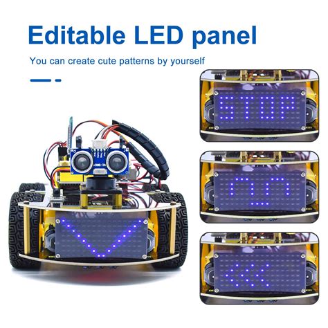 Buy KEYESTUDIO Smart Car Robot WD Programmable DIY Starter Kit For