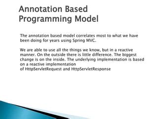 Spring Reactor PPT