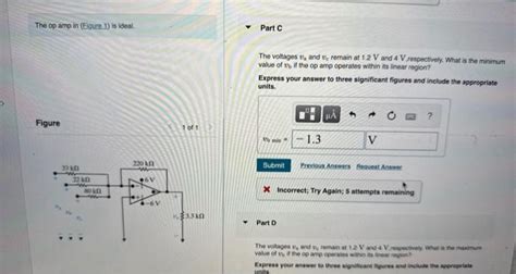 Solved The Op Amp In Eigure 1 Is Idesl Part B Find V0 If