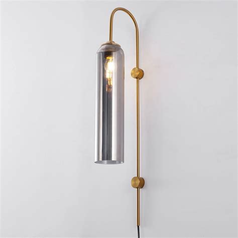 Modern Glass Plug In Wall Lamp Vakkerlight