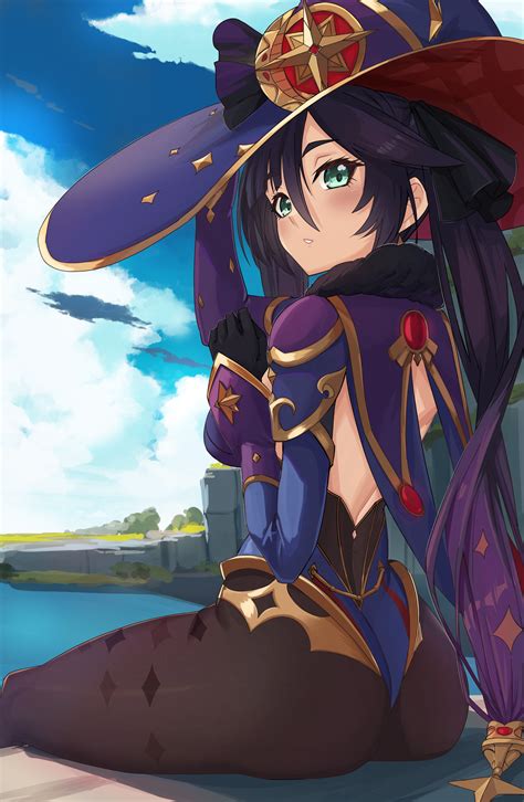 Mona Genshin Impact Drawn By Nstch Root A Danbooru