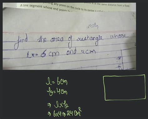 A Line Segment Whose End Point On The Circle To Its Centre Is M Allfind