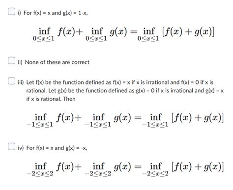solved i for f x x and g x 1−x