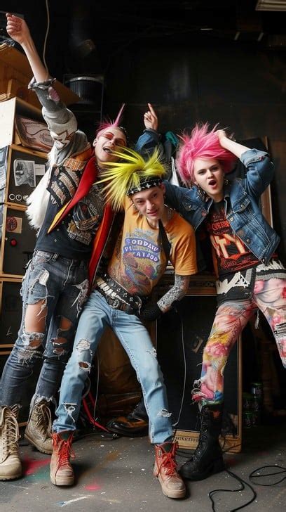 Free Punk Rock Pose Image Punk Rock Fashion Download At Stockcake