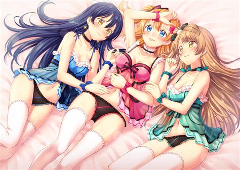 Sonoda Umi Minami Kotori And Kousaka Honoka Love Live And More Drawn By Hoshisakura
