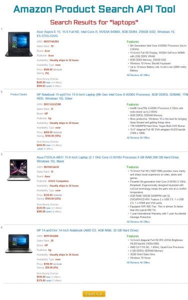 Amazon Product Search Api Affiliate Tool Affiliate Tools