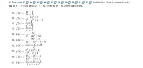 Solved In Exercises 13 14 15 16 17 18 19 20 21 22