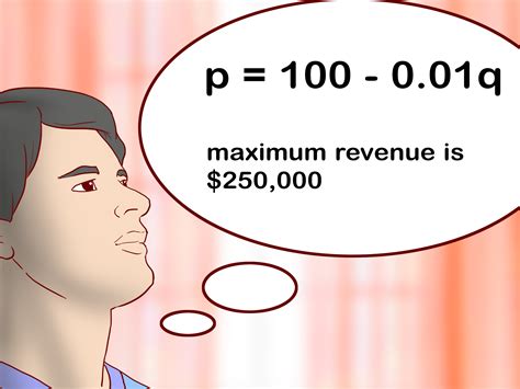 how to calculate maximum revenue with pictures wikihow