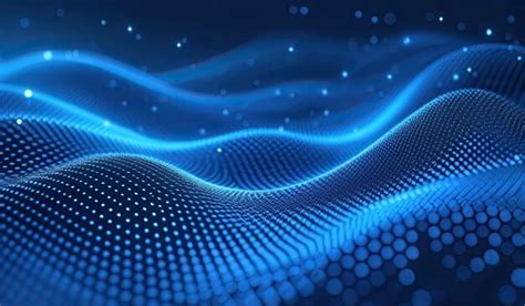 Abstract Digital Waveform Visualization Generate Ai Premium Ai