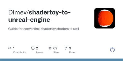 Github Dimevshadertoy To Unreal Engine Guide For Converting Shadertoy Shaders To Ue4