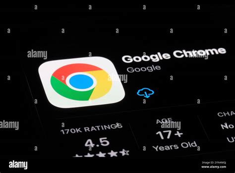 Google Chrome App Icon Web Browser Software Stock Photo Alamy