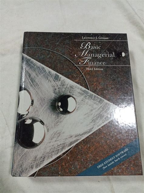 Basic Managerial Finance Gitman Book Hobbies And Toys Books And Magazines Fiction And Non Fiction