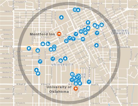 Ou Campus Corner Map