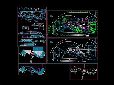Bus Terminal In Autocad Cad Download 91476 Kb Bibliocad