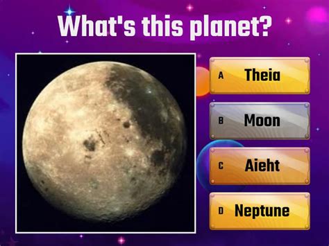 The Giant Impact Hypothisis Quiz