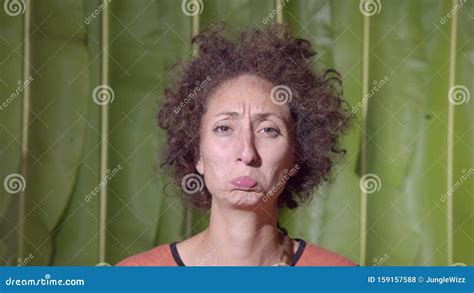 Facial Expression Of A Woman Pouting Stock Footage Video Of Action