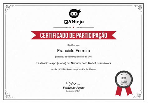 Franciele Ferreira On Linkedin Robotframework Robot Qa