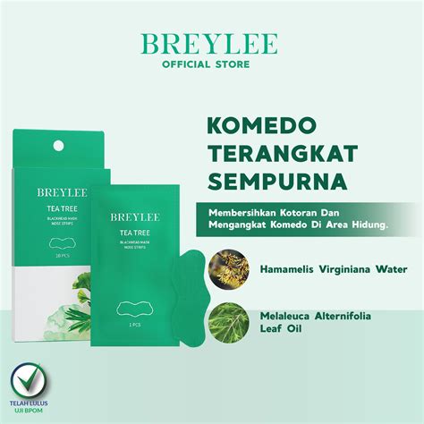 Breylee Indonesia Breylee Tea Tree Blackhead Mask Nose Strips 1 Pack