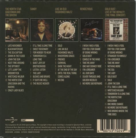 Sandy Denny 5 Classic Albums Uk 5 Cd Set —