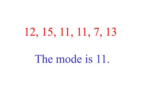 Mean Median And Mode PPT