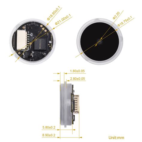 round 2d barcode qr scanner module the pi hut