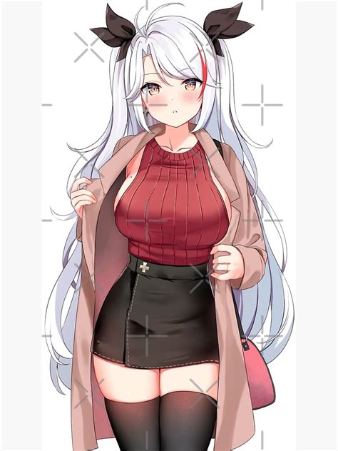 Sexy Prinz Eugen Azur Lane Girls Poster For Sale By Hidoyatarg Redbubble